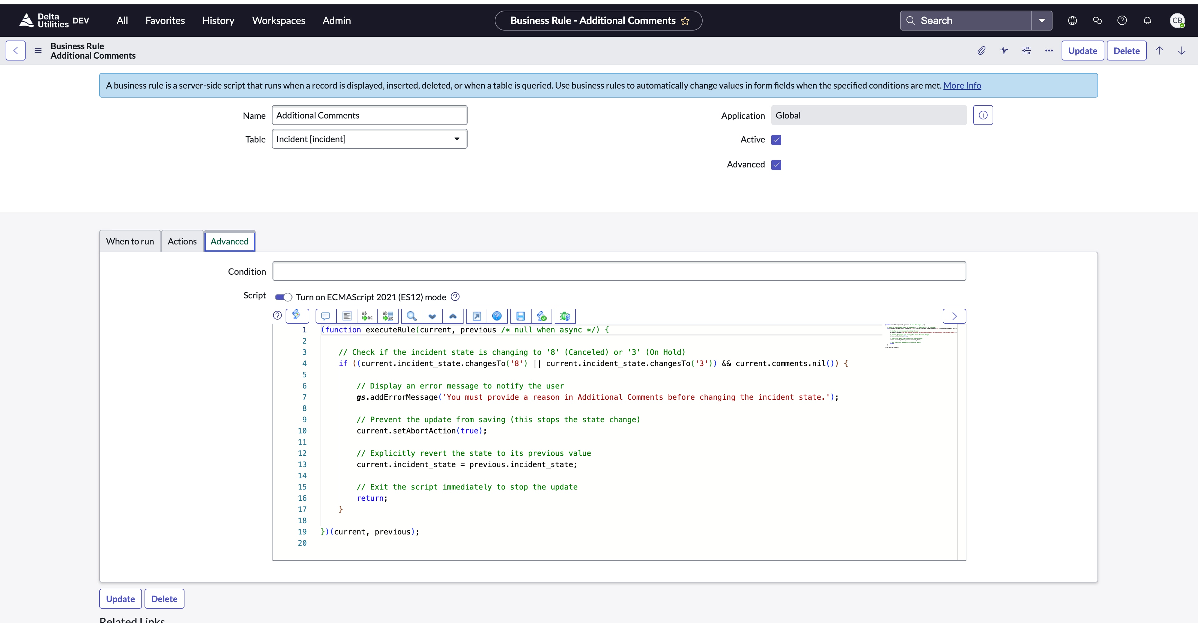 Receiving an Alert level: critical. Invalid value ... - ServiceNow Community